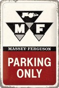 Postershop Plechová cedule: Massey Ferguson Parking Only - 20x30 cm