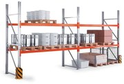 Paletový regál 5500x1825x800 mm, 3 patra, základní