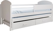 ADRK Furniture Dvoulůžková dětská postel Olen 180x80 s matrací