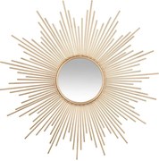 Dekorativní zrcadlo GOLD SUN, 100 cm, zlaté