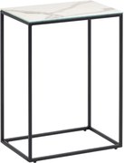 Odkládací stolek s keramickou deskou 30x45 cm Rewena – Kave Home