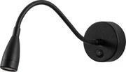 Černé LED nástěnné svítidlo Reading – Opviq lights