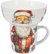 Snídaňová sada Santa, 2 ks, porcelán