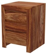 Indický nábytek - Noční stolek 45x60x40 Gani z indického masivu palisandr Natural