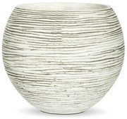 Capi Nature Rib Vase Ball Ivory Ø 18 cm / V 15 cm