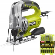 Ryobi Elektrická přímočará pila RJS850-K 600W sada pilových listů 10 ks