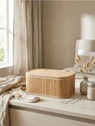 Sinsay - Úložný box s bambusovou úpravou - béžová