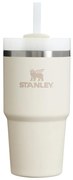 Krémová termoska s brčkem z nerezové oceli 600 ml Quencher H2.0 FlowState Tumbler Cream – Stanley
