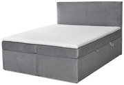 Manželská postel dvoulůžko BOXSPRING | 160x200 | VÝBĚR TKANINY A ČELA