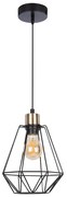 Černé kovové závěsné svítidlo ø 19 cm Primo – Candellux Lighting