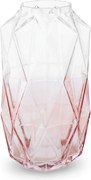Růžová skleněná váza (výška 28 cm) Brice – Premier Housewares