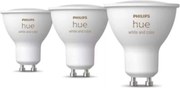 Philips Hue White and Color Ambiance - Chytrá LED žárovka GU10, 400 lm, 3 ks 929003666503