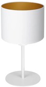 Stolní lampa ARDEN 1xE27/60W/230V pr. 18 cm bílá/zlatá