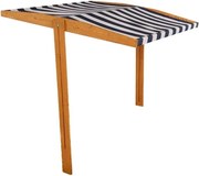 Stříška pro dětské dřevěné pískoviště Baby Mix 120x120 cm modro-bílá