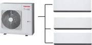 Klimatizace Toshiba Shorai Curve white 1+3 ( 2,5kW + 2,5kW + 3,5kW ) Multi-split R32