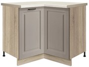 SMART s | dolní skříňka SC-16D rohová | 90x90 cm | VÝBĚR KORPUSU | šedá mat