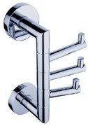 Nimco Unix - Háček trojitý, otočný, chrom UN 13099-26