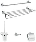 Hansgrohe Logis Universal, sada koupelnových doplňků 5v1, chrom, HAN-41728000