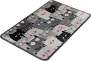 Šedá koupelnová předložka 40x60 cm Meow – Foutastic