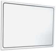 Sapho Gemini II - Zrcadlo s LED osvětlením, 130x60 cm GM130