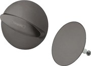 Hansgrohe Flexaplus, vrchní souprava odtokové přepadové soupravy, matná černá chromová, 58185340