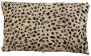 Obdélníkový polštář Leopard z kozí kůže - 50*30*10cm