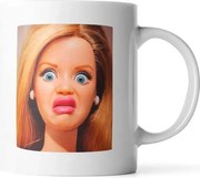 Sablio Hrnek Znechucená Barbie - Meme Barbie - 200 ml - espresso