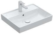 Villeroy & Boch Collaro - Umyvadlo 60x47 cm, s přepadem, otvor pro baterii, alpská bílá 4A336001