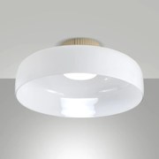 Fabas 3800-65-102 Lunar, bílé stropní svítidlo, 1x26W LED 3CCT 2700/3000/4000K krokové stmívání, prům. 42cm
