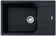 Franke Urban - Fragranitový dřez UBG 611-78 BB, 78x50 cm, matná černá 114.0700.104