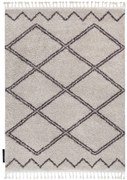 Dywany Łuszczów, Kusový koberec Berber Asila B5970 cream and brown, 80x150, béžová, obývací pokoj