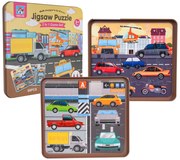 RKToys Magnetická sada puzzle Město