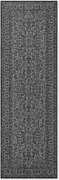 NORTHRUGS, Běhoun Duet Kona 106248 Black/White - na ven i na doma, 80x250, černobílá, chodba / předsíň