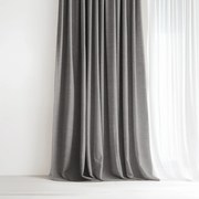 Goldea dekorační závěs peru - šedý 140x135 cm