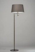 Stojací designová šedá lampa La Scale Grey Nuo