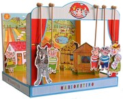 MARIONETINO – Loutkové divadlo se zvířátky: prasátka a kůzlátka (15 loutek)