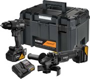 DeWALT - 18V AKU sada příklepové vrtačky a úhlové brusky, McLaren, 2x aku 5,0 Ah Li-Ion XR, nabíječka DCK2223MP2T