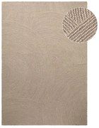 Béžový ručně tkaný vlněný koberec 160x230 cm Calmio – Hanse Home