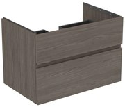 Ideal Standard Finesse - Umyvadlová skříňka, 80x51x55 cm, 2 zásuvky, Dark Elm E3396UR