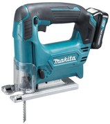 Makita Nářadí - 12V AKU přímočará pila, 2x aku Li-ion CXT 2,0 Ah, nabíječka JV101DSAE