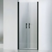 Westy 100 Black dvoukřídlové sprchové dveře, 195cm, 6mm