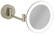 Kludi Vela R - Kosmetické nástěnné zrcátko s LED osvětlením, kartáčovaný nikl 58995N5W