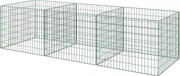 Kompostér 1680 litrů, 270 x 90 x 70 cm Třídílný rychlokompostér z oceli, odolný proti povětrnostním vlivům Zelený