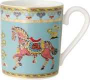 Villeroy&Boch Villeroy & Boch Samarkand Aquamarin hrnek s uchem, 11,1 × 7,7 × 9,9 cm, 240 ml