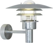 NOR 71411031 Venkovní nástěnné svítidlo Lønstrup 32 1x60W E27 galvanizovaná čirá - NORDLUX