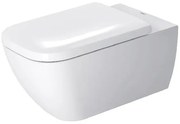 Duravit Happy D.2 - Závěsné WC, Rimless, s WonderGliss, alpská bílá 25500900001