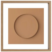 Idealform Poster no. 2 Circle shadow Barva: Terracotta, S textem: Bez textu