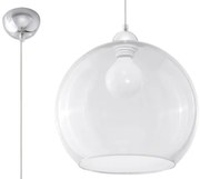 Lustr SOLLUX Ball E27 1x60W bez zdroje SL.0248 průhledné sklo