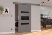 ADRK Furniture Posuvné nástěnné dveře DESIO 106 SD-DES-G-106