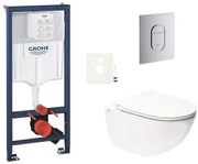 Závěsný wc set do lehkých stěn / předstěnová montáž SAT Infinitio SIKOGRSIN11A